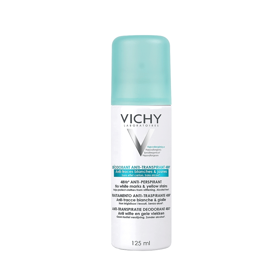 Vichy 48-hour Anti-Perspirant Deodorant 48H No Marks 125ml – Gordons Direct