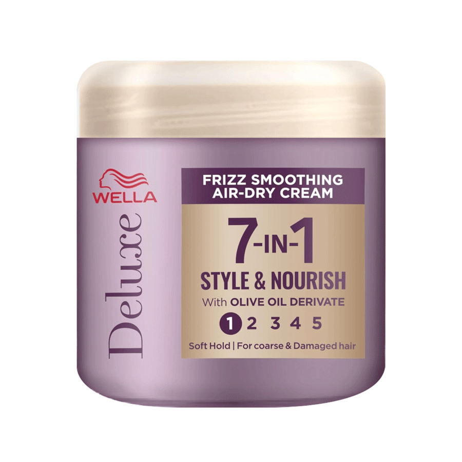Wella Deluxe 7 in 1 Frizz Smoothing Air Dry Cream 150ml – Gordons Direct