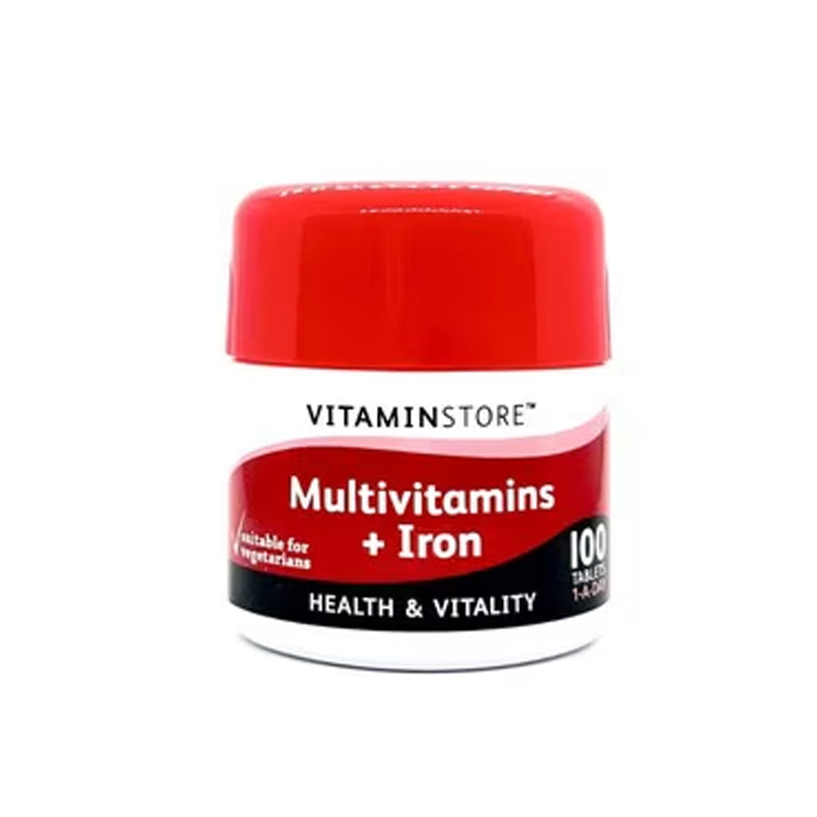 Vitamin Store Multi Vitamins & Iron Tablets (100 Pack) – Gordons Direct