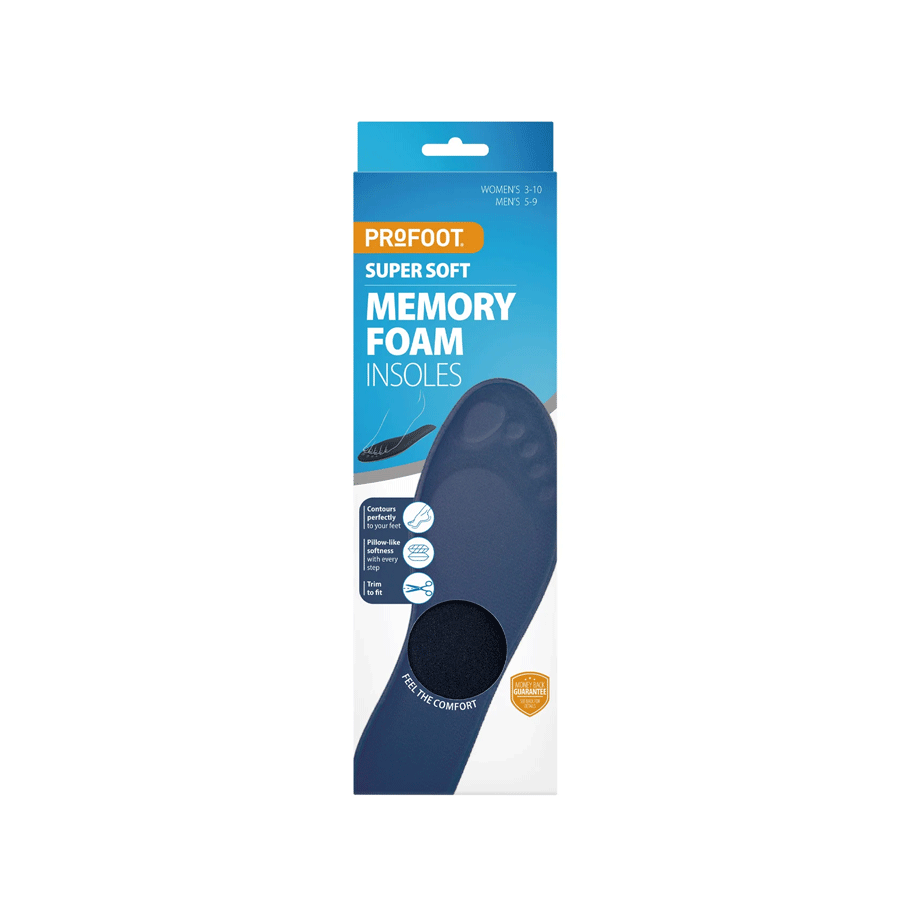 Profoot Memory Foam Insoles – Gordons Direct