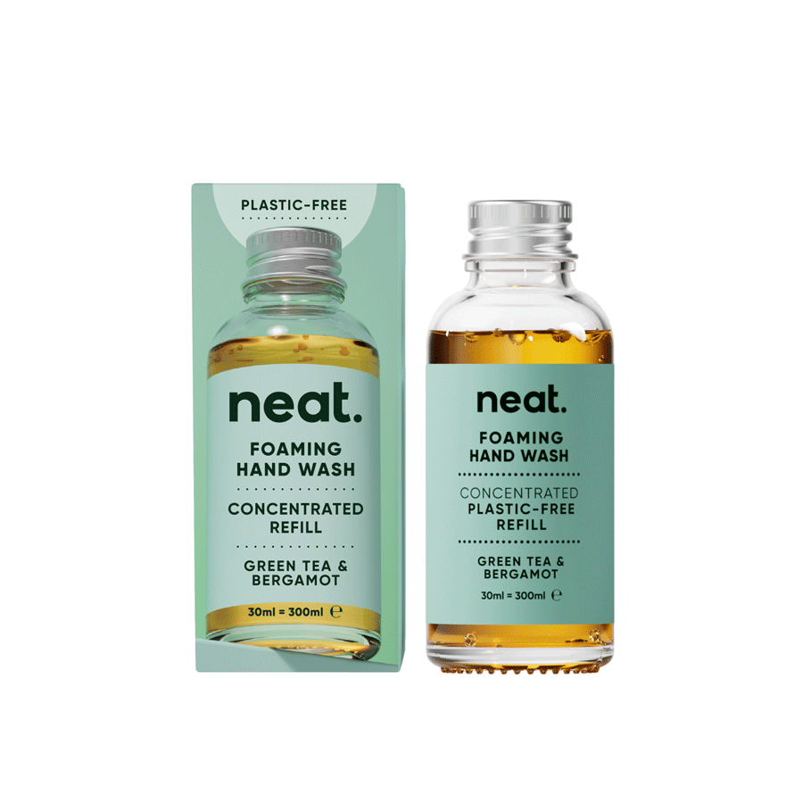 Neat Foaming Hand Wash Green Tea & Bergamot Refill 30ml – Gordons Direct