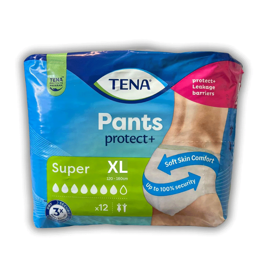 TENA Pants Pants Protect+ (Extra Large | 12 Pack) – Gordons Direct