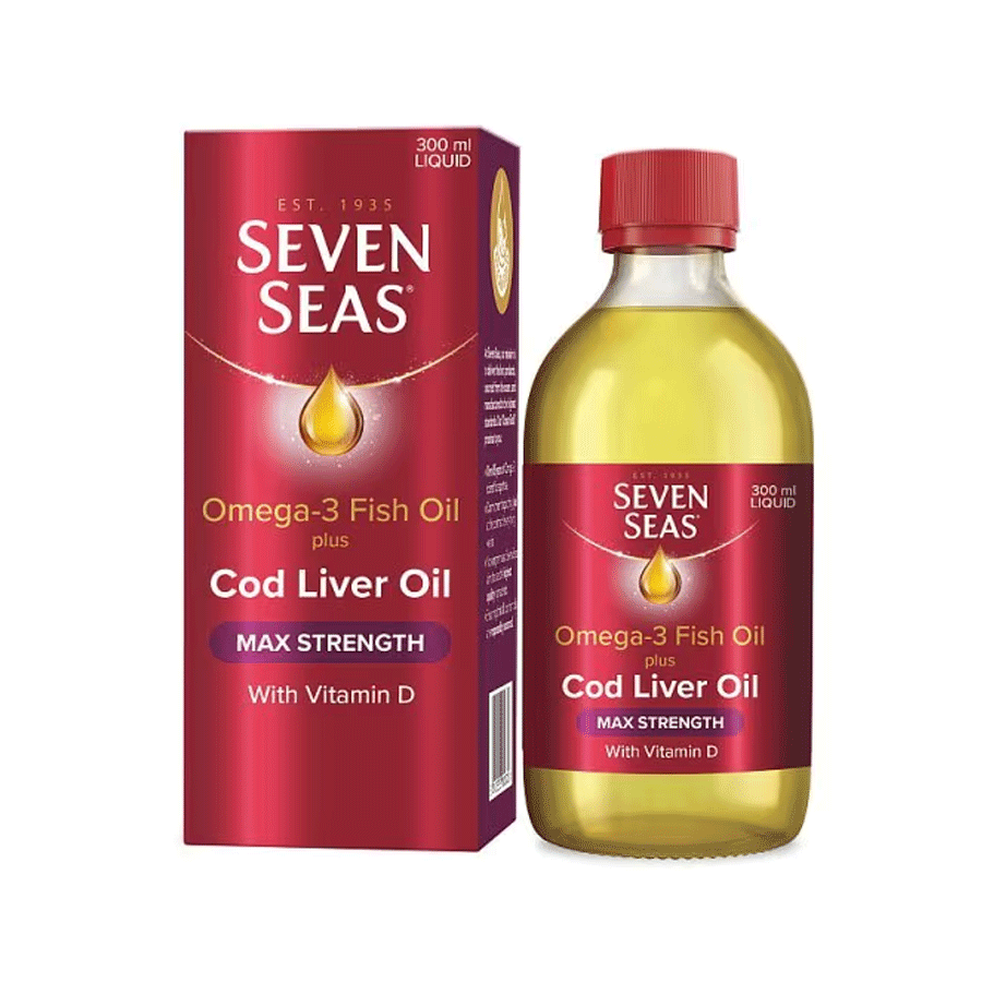 Seven Seas Cod Liver Oil Maximum Strength Liquid 100ml – Gordons Direct