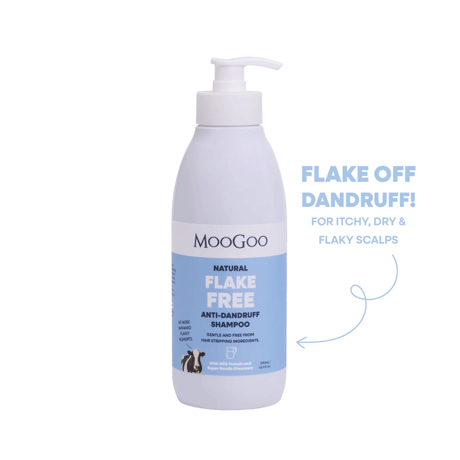 MooGoo Flake Free Anti-Dandruff Shampoo 500ml – Gordons Direct
