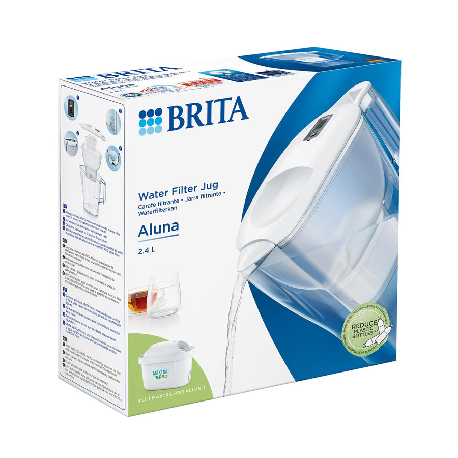 Brita Aluna Water Filter Jug White 2.4L – Gordons Direct