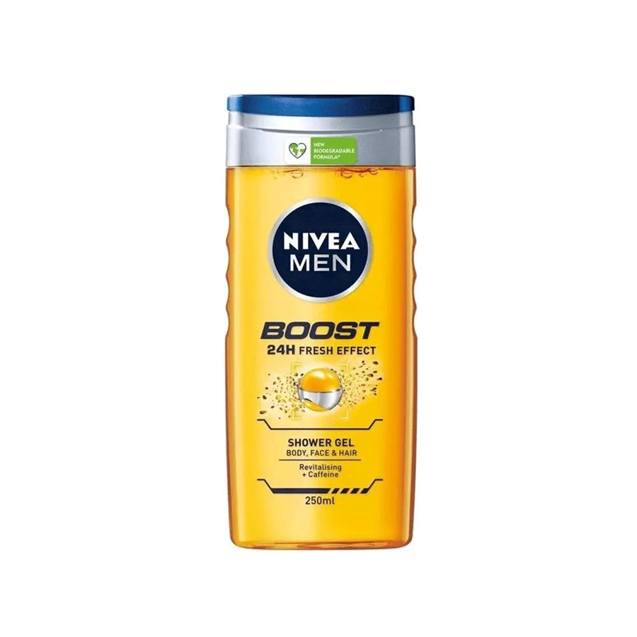 Nivea Shower Men Boost 250ml – Gordons Direct