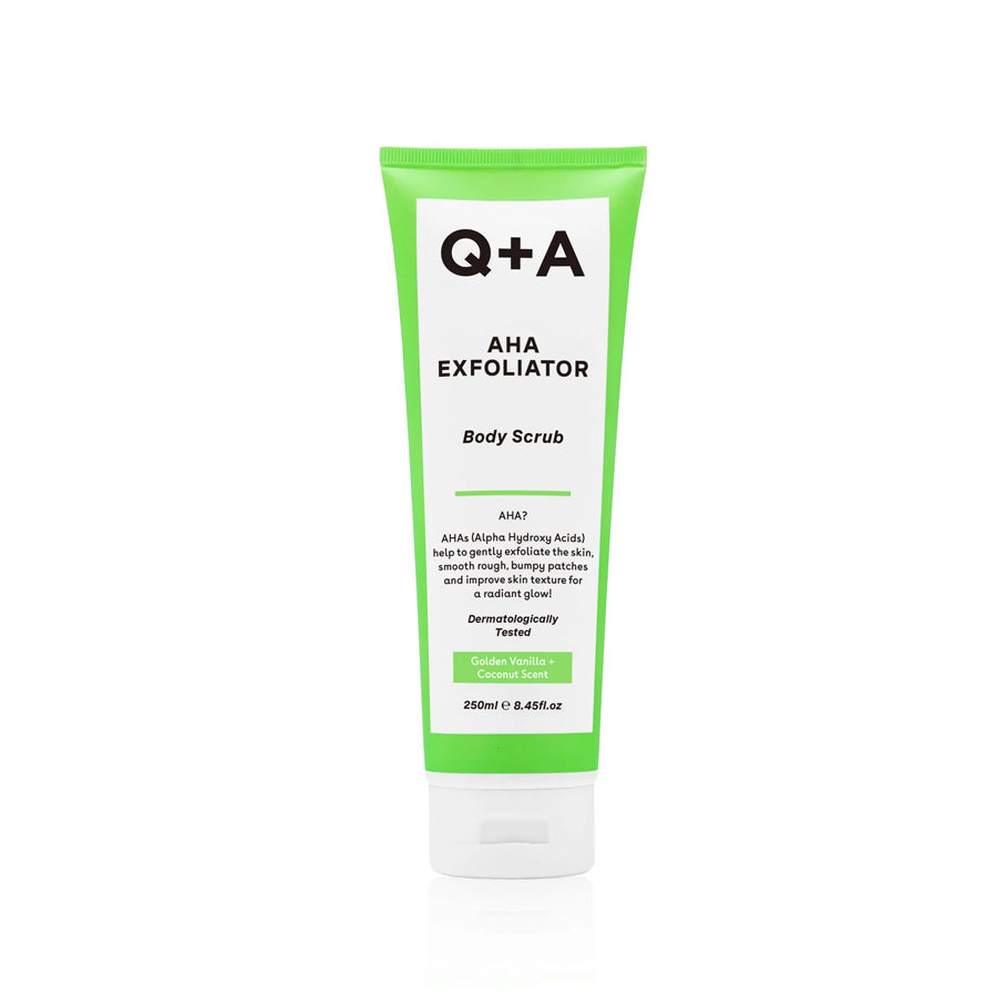 Q+A AHA Exfoliator Body Scrub 250ml – Gordons Direct