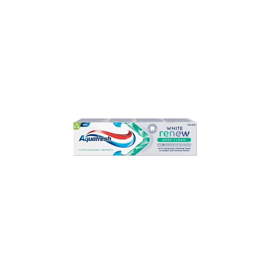 Aquafresh White Renew Deep Clean Toothpaste 75ml – Gordons Direct