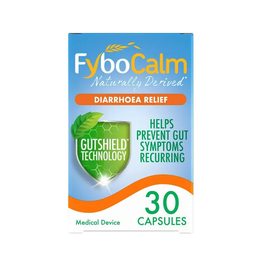 FyboCalm Diarrhoea Relief Capsules (30 Pack) – Gordons Direct