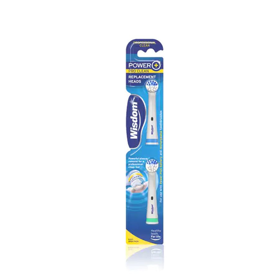 Wisdom PowerPlus Replacement Heads (2 Pack) – Gordons Direct
