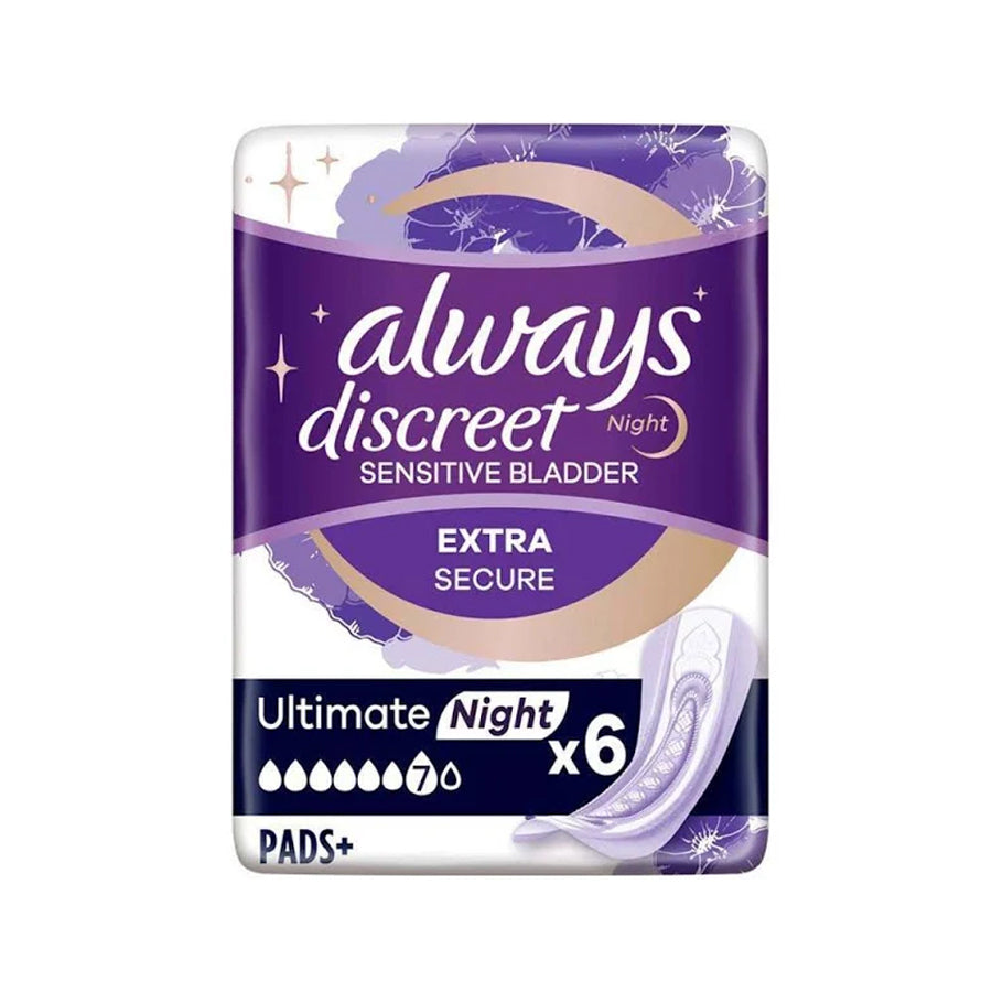 Always Discreet Maxi Night Pads (6 Pack) – Gordons Direct