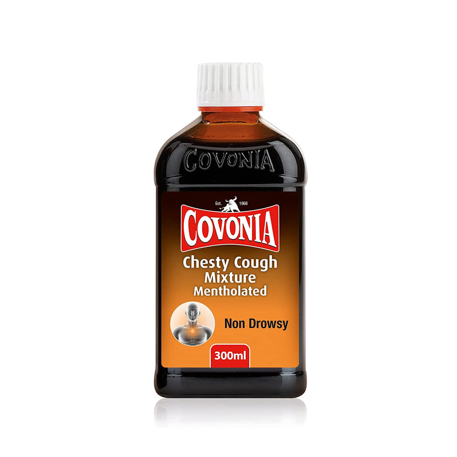 Covonia Chesty Cough Mixture Mentholated 300ml – Gordons Direct