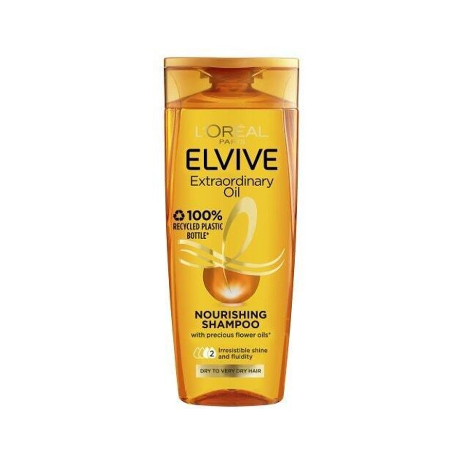 L'Oréal Paris Elvive Oil Shampoo for Dry Hair 400ml – Gordons Direct
