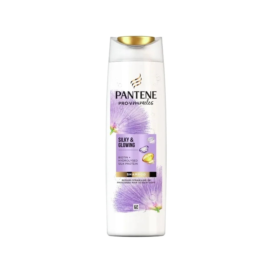 Pantene Pro-V Miracles Silky and Glowing Biotin Hair Shampoo 400ml ...