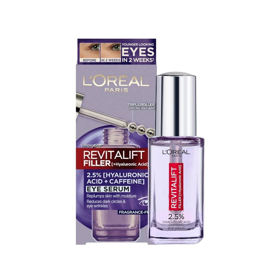 L'Oréal Paris Revitalift Filler Eye Serum 20ml – Gordons Direct