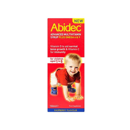 Abidec Advanced Multivitamin Syrup Plus Omega 6 & 9 150ml – Gordons Direct