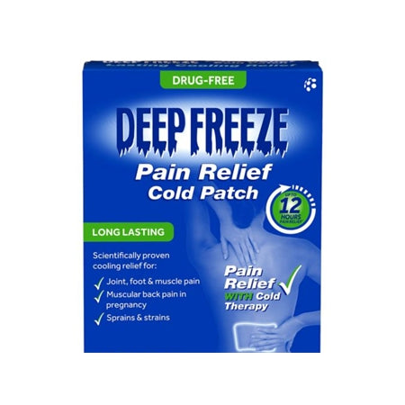 Deep Freeze Pain Relief Cold Patch (4 Patches) – Gordons Direct