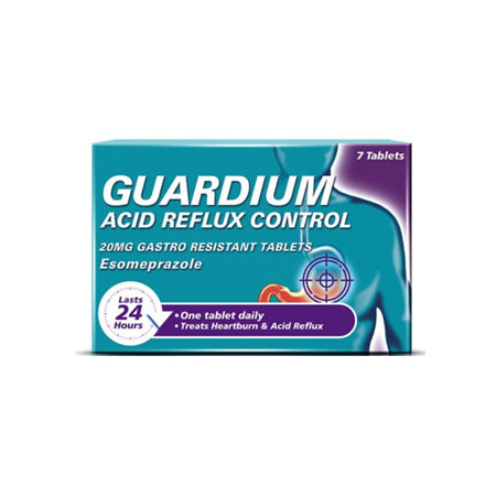 Guardium Acid Reflux Control 20mg Gastro-Resistant Tablets (7 Tablets ...