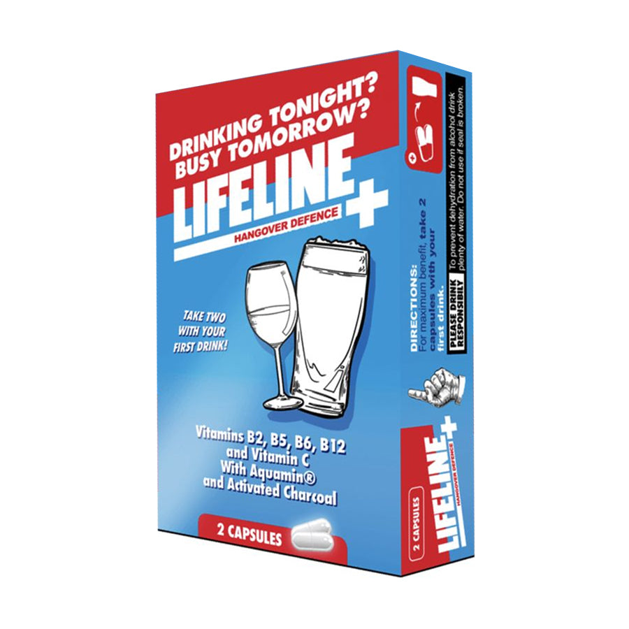 Lifeline Hangover Defence (2 Capsules) – Gordons Direct