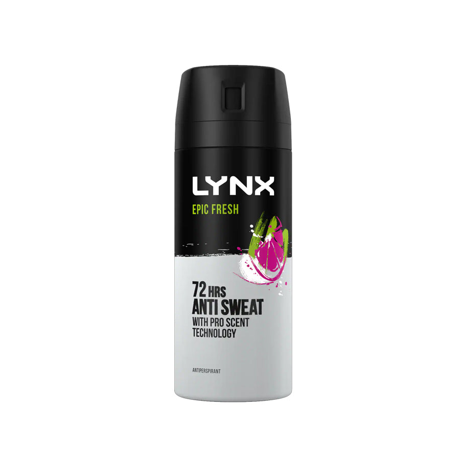 Lynx Epic Fresh Antiperspirant 150ml – Gordons Direct