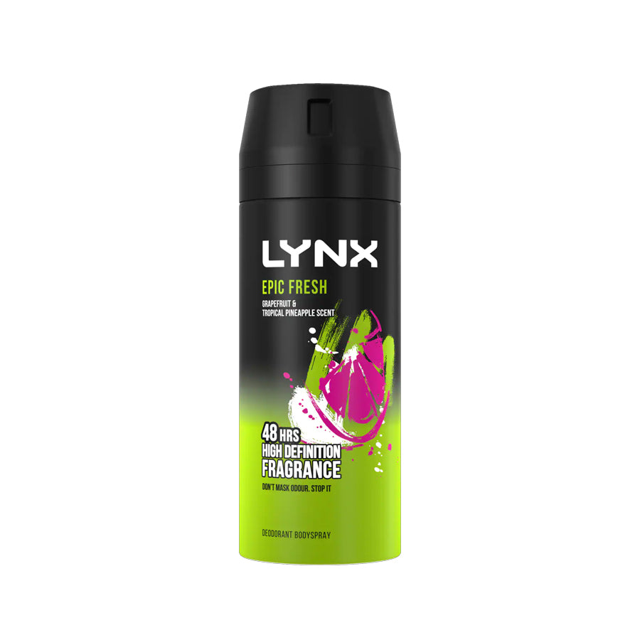 Lynx Epic Fresh Body Spray 150ml – Gordons Direct