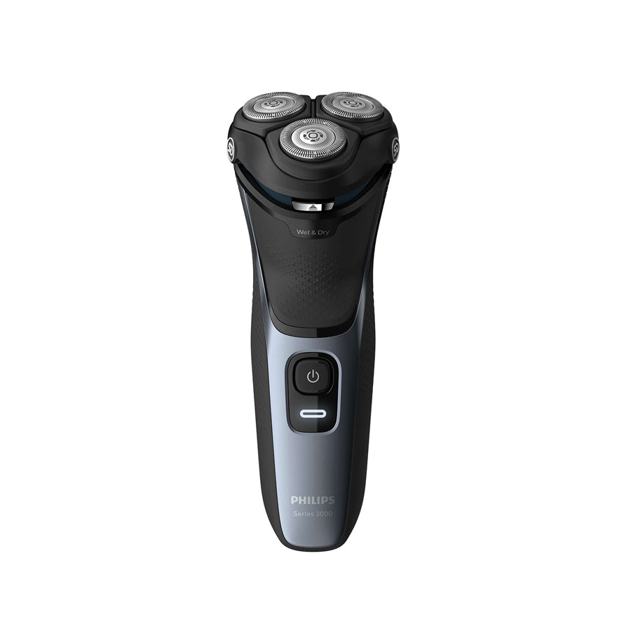 Philips Wet & Dry Electric Shaver S3000 Blue – Gordons Direct