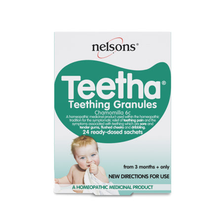 Nelsons Teetha Teething Granules (24 Ready-Dosed Sachets) | Gordons ...